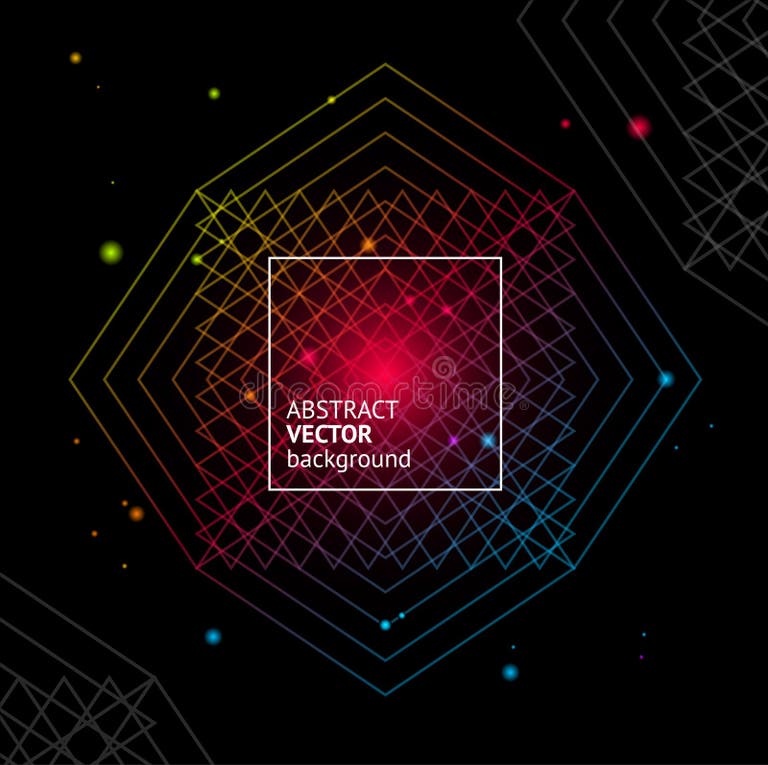 Light Geometry Background. Vector Stock Vector - Illustration of ...