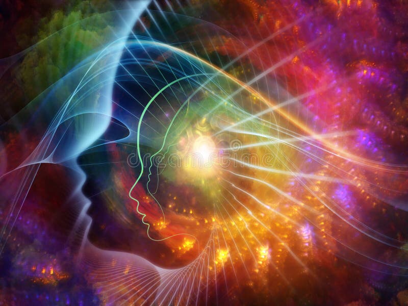 The Light within stock illustration. Illustration of hallucination ...