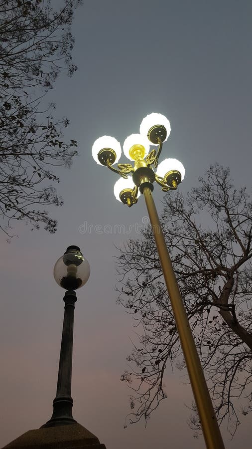 The light in the gloaming. stock photo. Image of artificial - 128303826