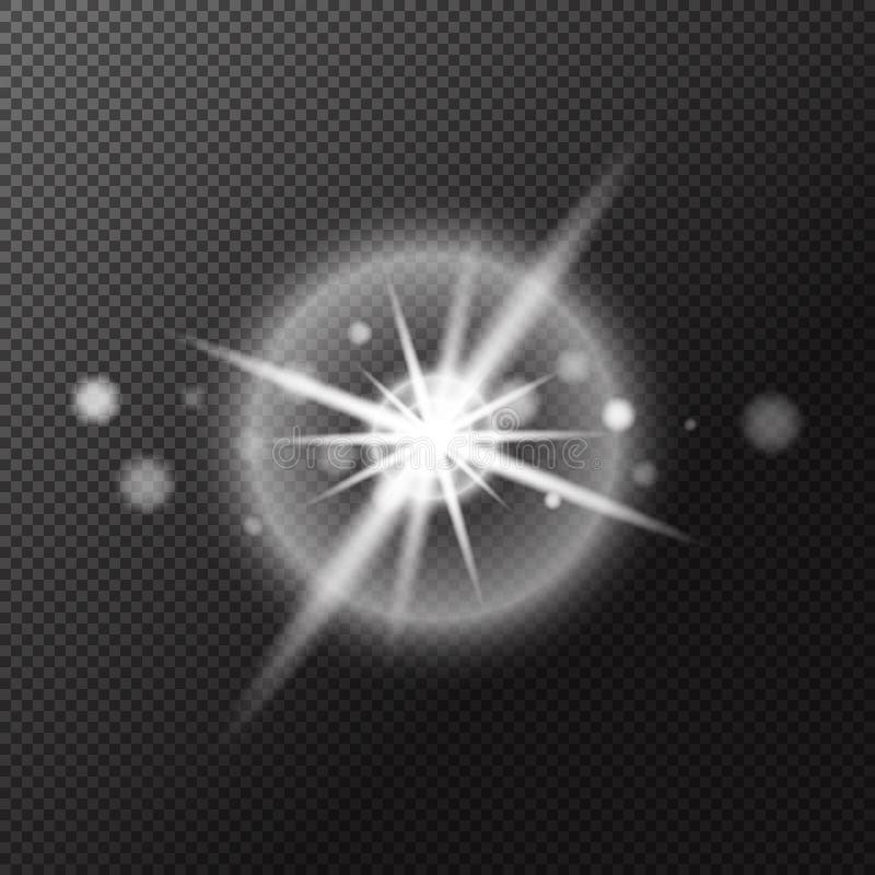 Light Glowing Element Vector Clipart. Stock Vector - Illustration of ...