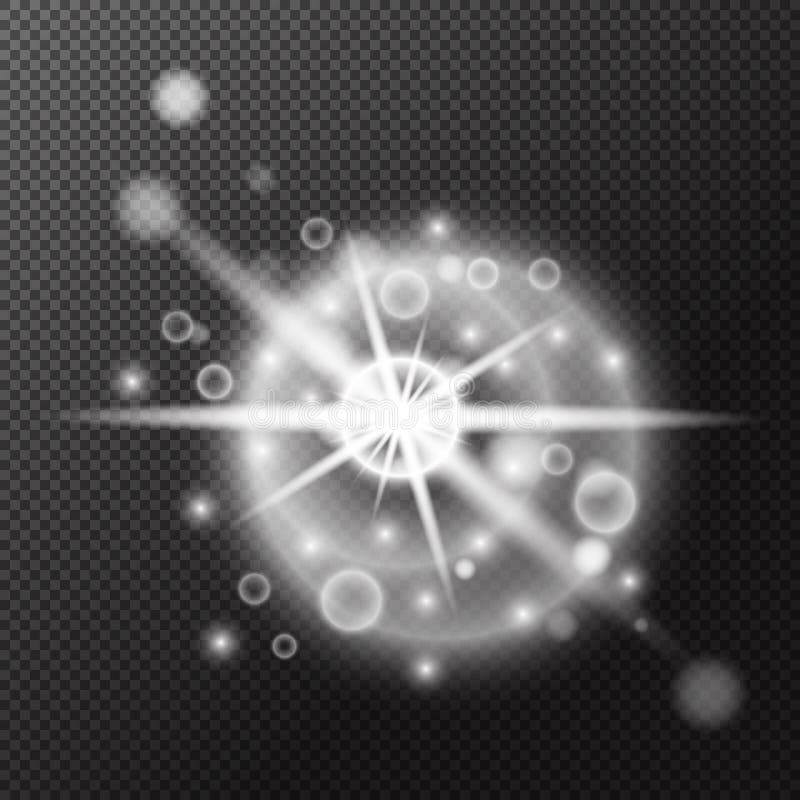 Light Glowing Element Vector Clipart. Stock Vector - Illustration of ...