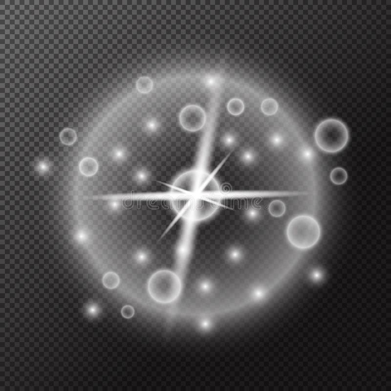 Light Glowing Element Vector Clipart. Stock Vector - Illustration of ...