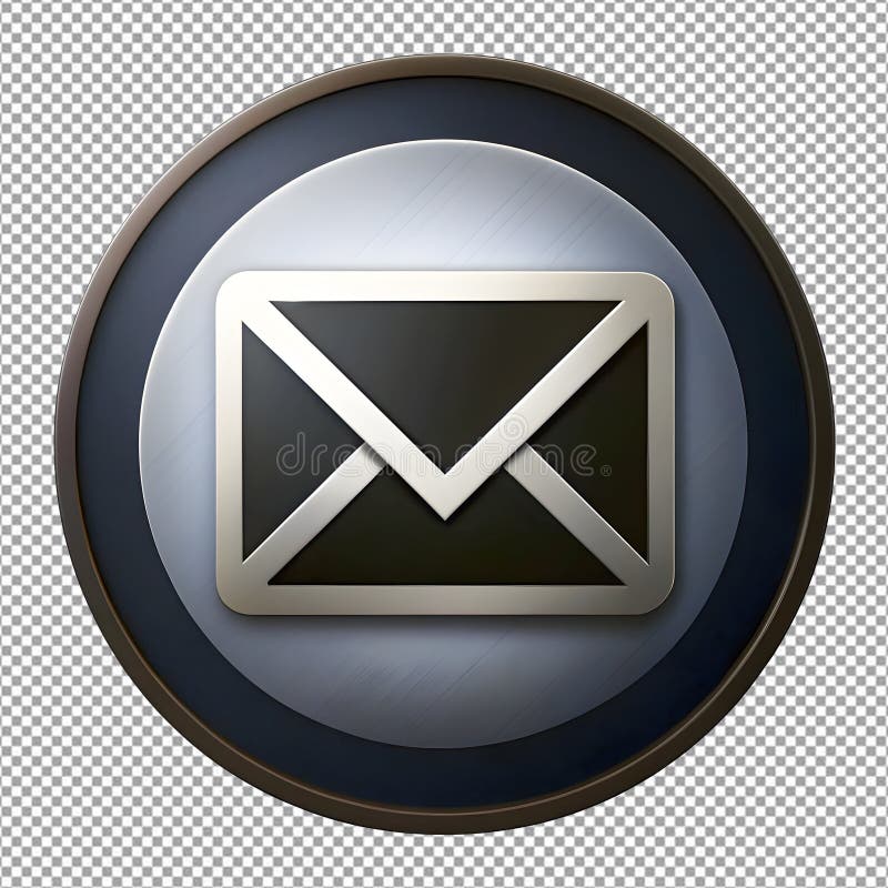 A Light Gold 3D Email Icon stock photo. Illustration of email - 333056676