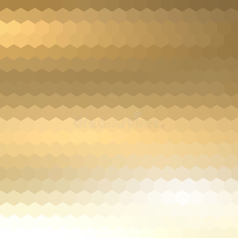 Light Gold Vector Template in a Hexagonal Style. Smart Abstract ...