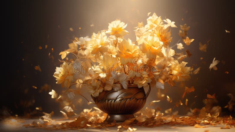 Light golden explosion stock illustration. Illustration of serenity ...