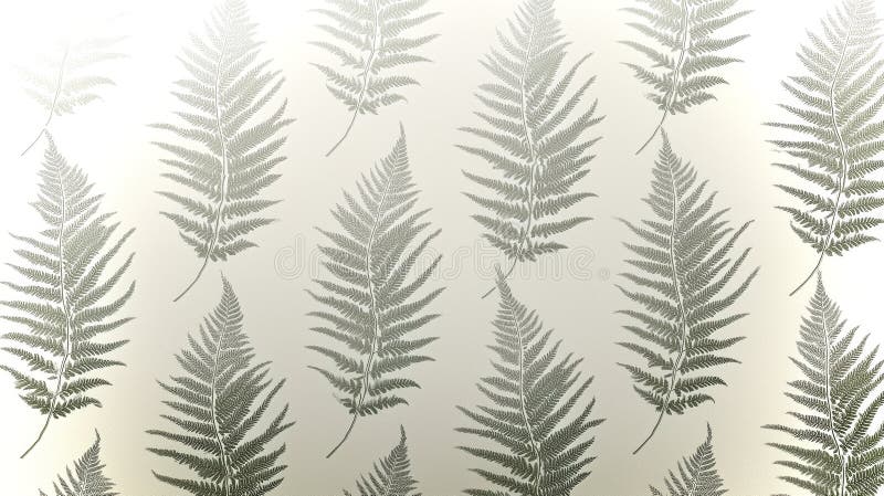 Light Gray Backdrop with Fern Leaves for a Clean, Elegant Touch in ...