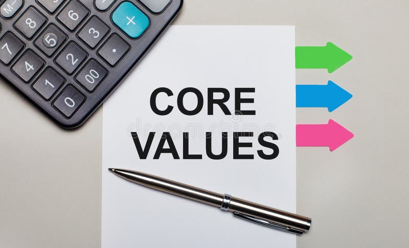 On a Light Gray Background, a Calculator, a White Sheet with the Text ...