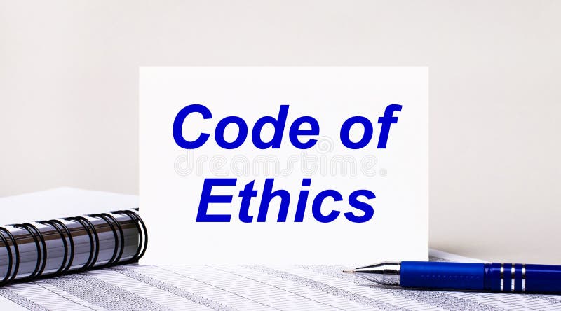 On a Light Gray Background, a Notebook, a Blue Pen and a Sheet of Paper ...