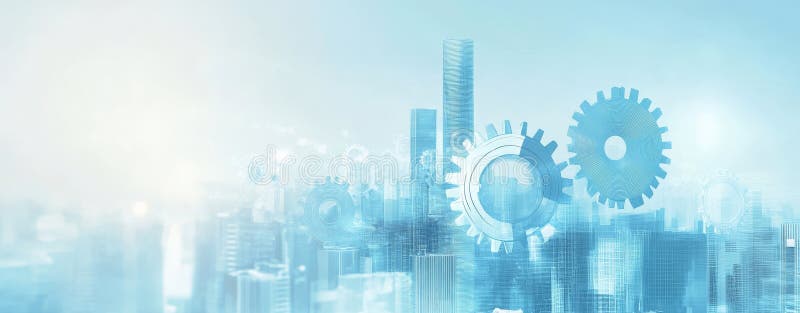 A Light Gray and Blue Digital Background with a Technology Theme ...