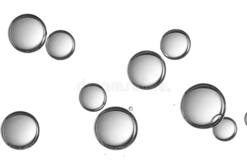 Light Gray Bubbles on a White Background Stock Photo - Image of fluid ...