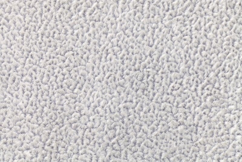 Light Gray Fluffy Background of Soft, Fleecy Cloth. Texture of Textile ...