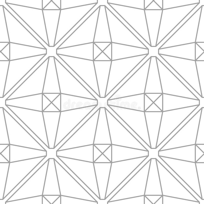 Light Gray Geometric Print. Seamless Pattern Stock Vector ...
