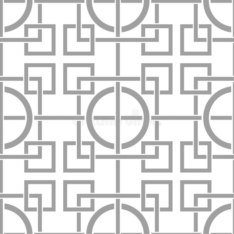 Light Gray Geometric Print. Seamless Pattern Stock Vector ...