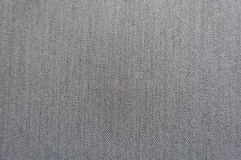 Gray Polyester Fabric with Herringbone Pattern from Above Stock Image ...