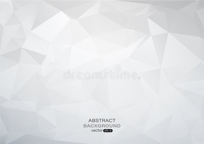 Light Gray Polygonal Abstract Background Stock Vector - Illustration of curve, graphic: 195767108