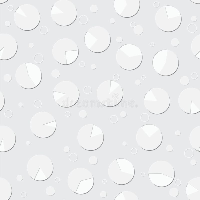 Light Gray Seamless Pattern with Circles and Rings in a Random Order ...