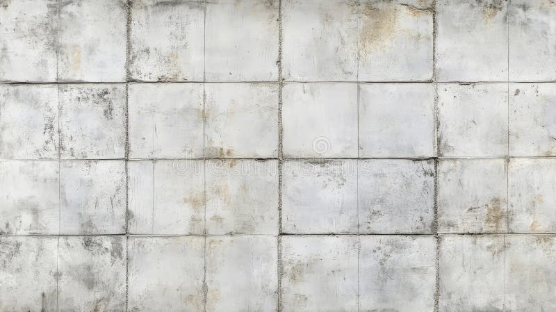 A Light Gray, Slightly Worn Concrete Wall with a Subtle Grid Pattern ...
