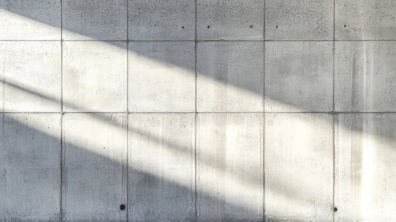 A Light Gray, Slightly Worn Concrete Wall with a Subtle Grid Pattern ...
