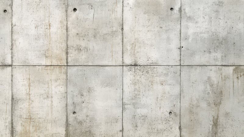 A Light Gray, Slightly Worn Concrete Wall with a Subtle Grid Pattern ...
