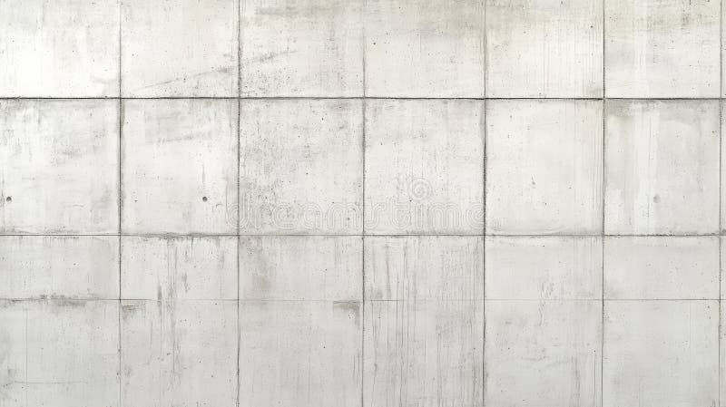 A Light Gray, Slightly Worn Concrete Wall with a Subtle Grid Pattern ...