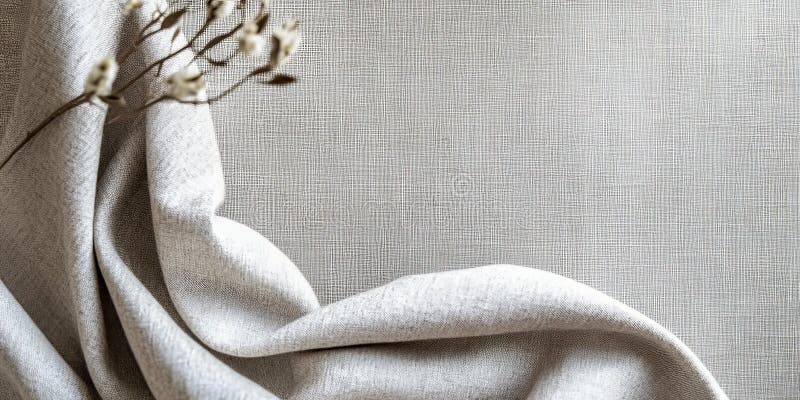 A Light Gray Textured Surface with a Soft, Velvety Feel. the Muted ...