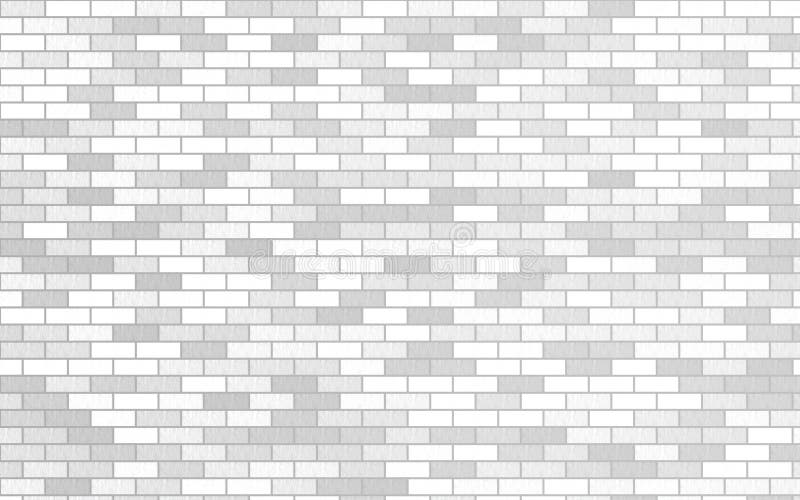 Light Gray and White Brick Material Textured Retro Wall Background ...