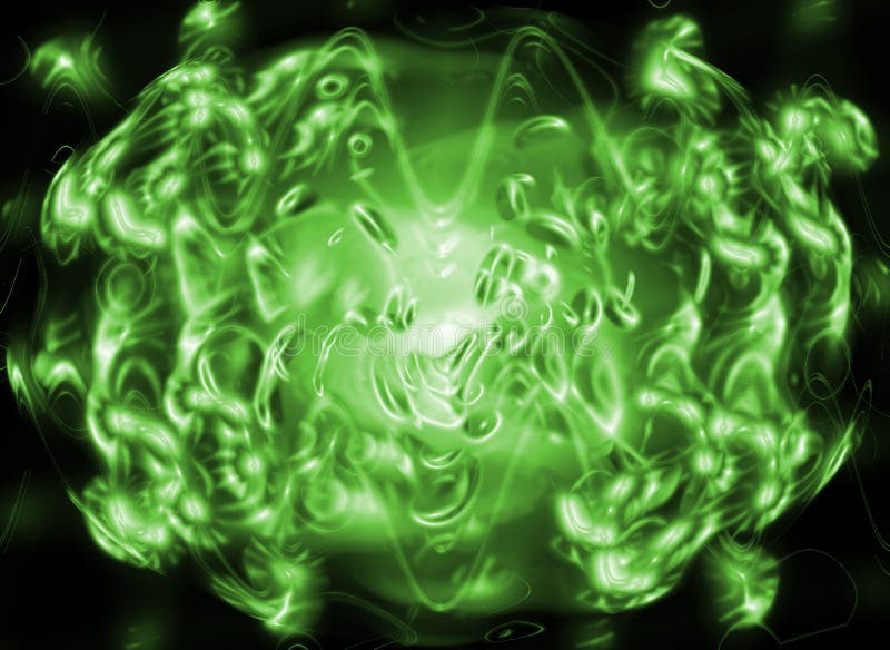 Green plasma ball stock photo. Image of electronics, lightning - 15090470