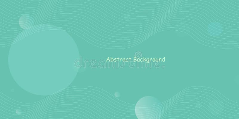 A Light Green Color Abstract Background with Gradient Circles and Waves ...