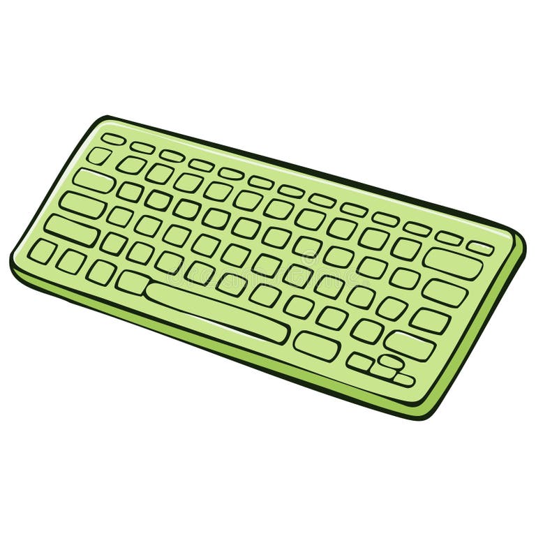 Computer Keyboard Cartoon Stock Illustrations – 21,703 Computer ...