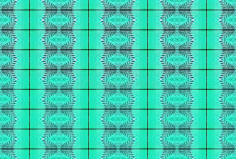 LIGHT GREEN and DARK GREEN SECTIONED TILE PATTERN Stock Illustration ...