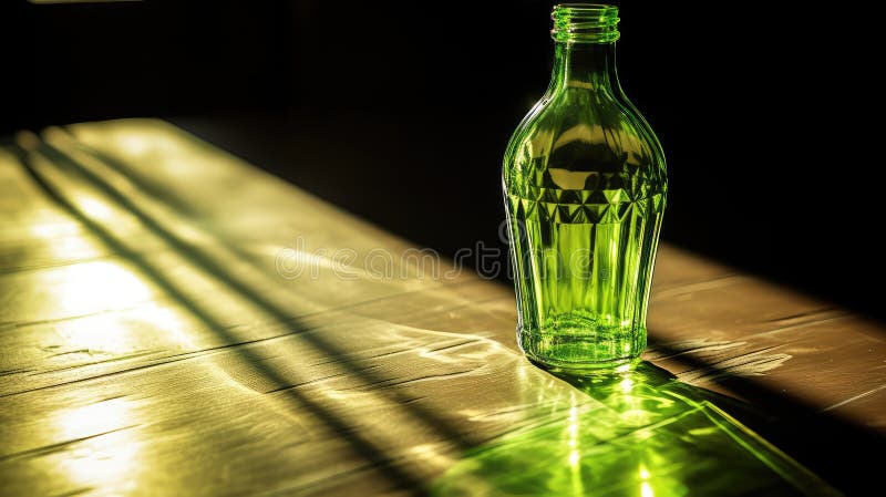 Light green glass stock illustration. Illustration of reflection ...