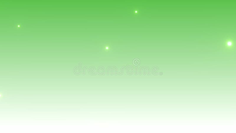 Light Green Gradient Falling Sparkling Light Particles, Calm Ambient ...