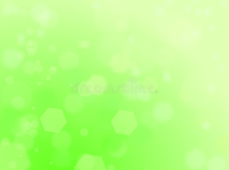 Light Green Natural Background with Bokeh and Ray of Lights Stock ...