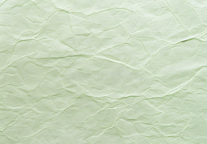 Light Green Crumpled Paper Texture Background Stock Illustration ...