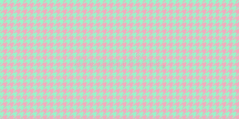 Light Green Pink Seamless Houndstooth Pattern Background Stock ...