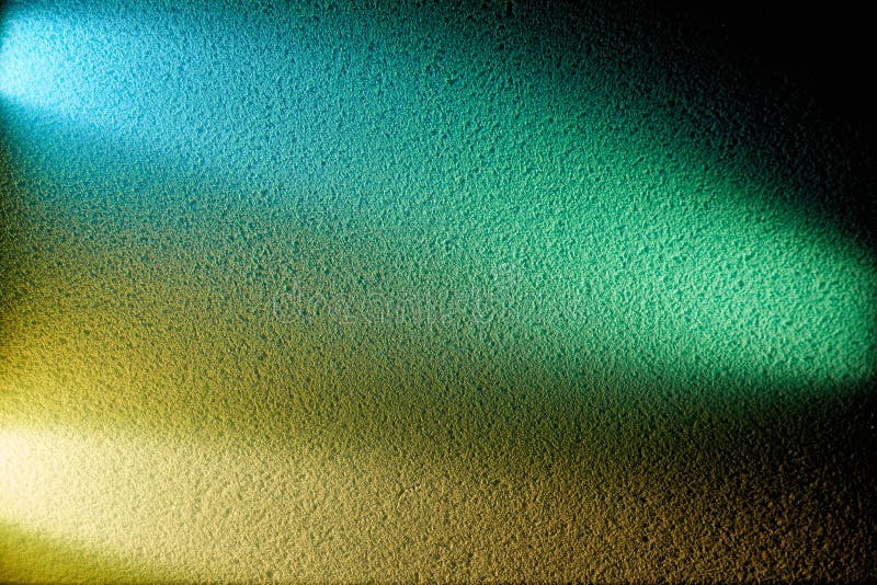 Light Green Ray Shines To Meet the Yellow and Blue Stock Photo - Image ...