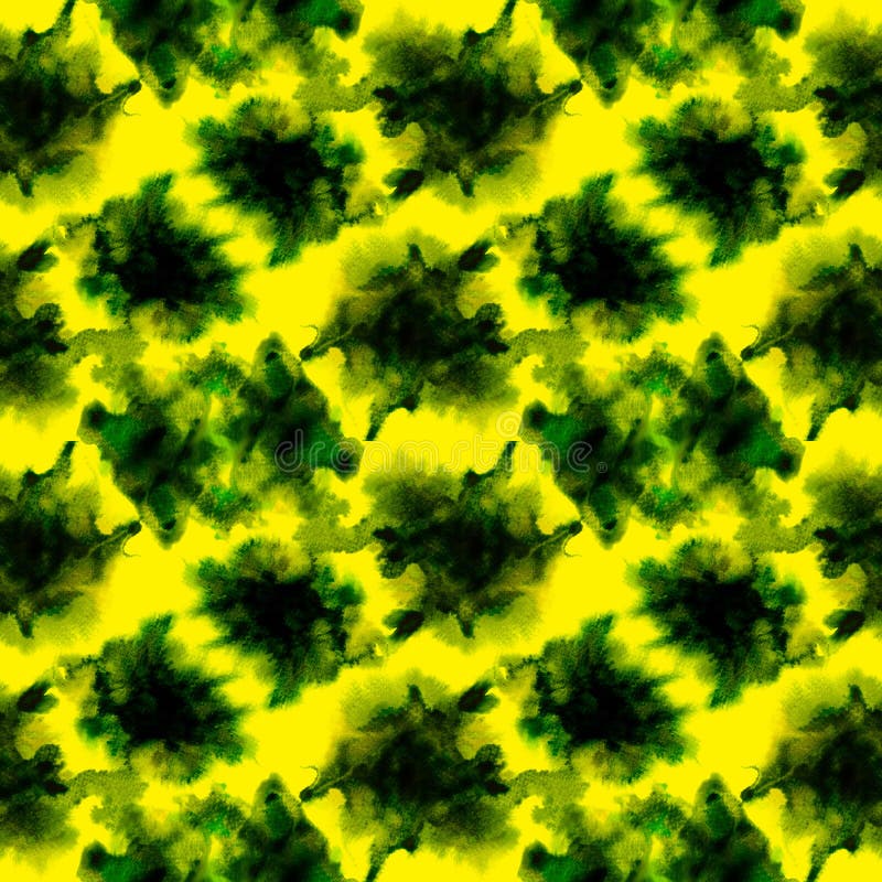 Light Green Splashes Pattern. Stock Illustration - Illustration of blob ...