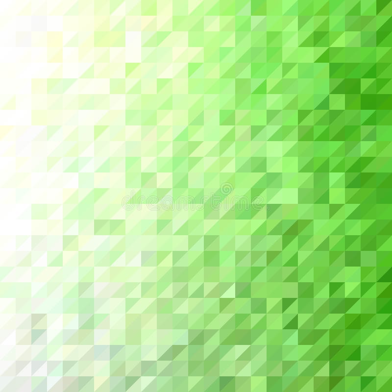 Light Green Triangular Background. Polygonal Style. Vector Template for Presentation. Abstract ...