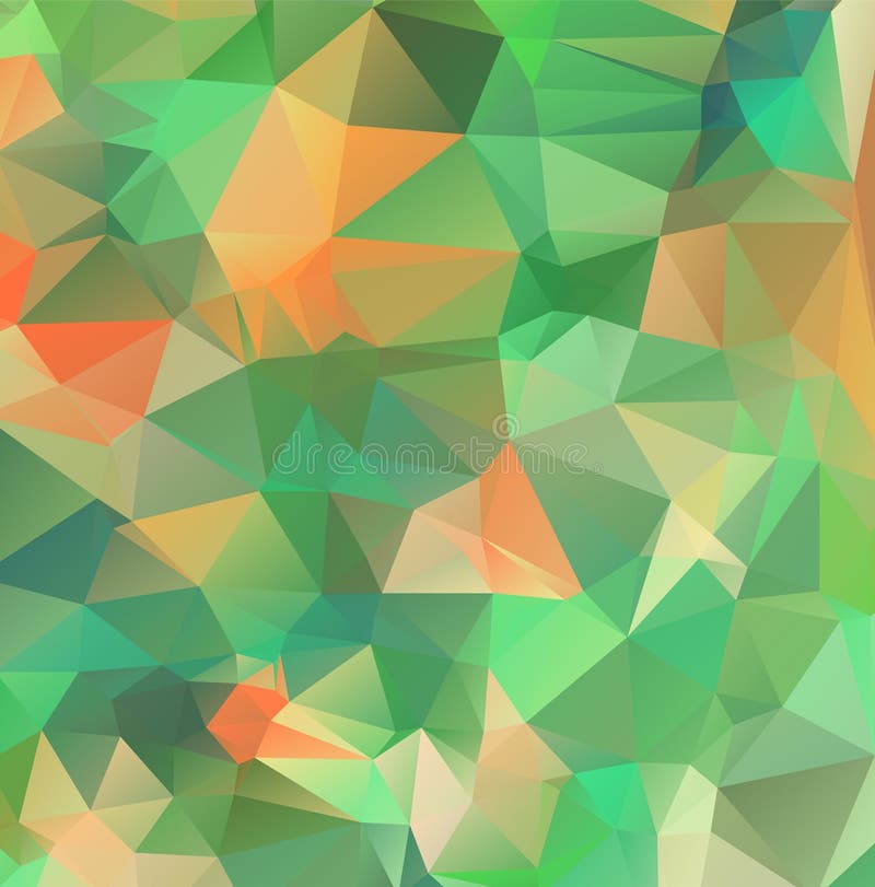 Light Green Vector Polygon Abstract Backdrop. Polygonal Abstract Vector ...