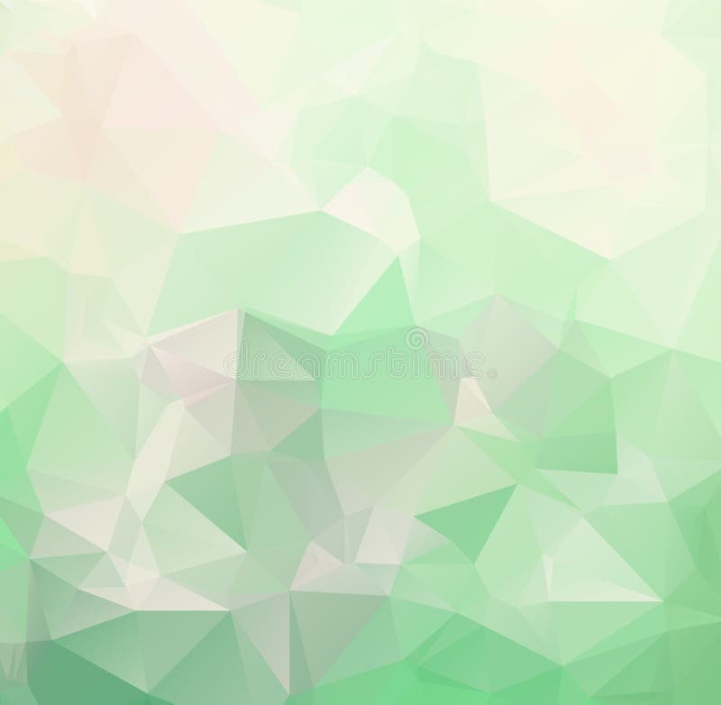 Light Green Vector Polygon Abstract Backdrop. Polygonal Abstract Vector ...