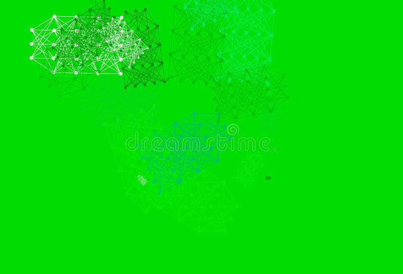 Light Green Vector Template with Artificial Intelligence Structure ...