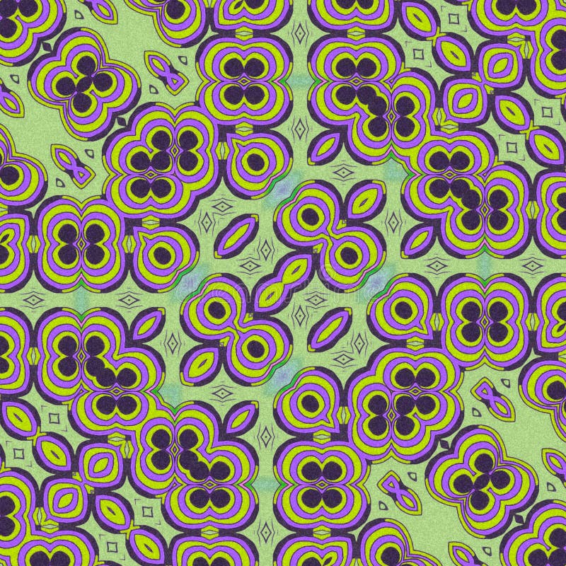 Light Green and Violet Colors.. Abstract Draw. Stock Illustration ...