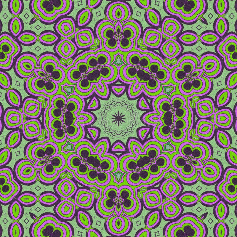 Light Green and Violet Colors.. Abstract Draw. Stock Illustration ...