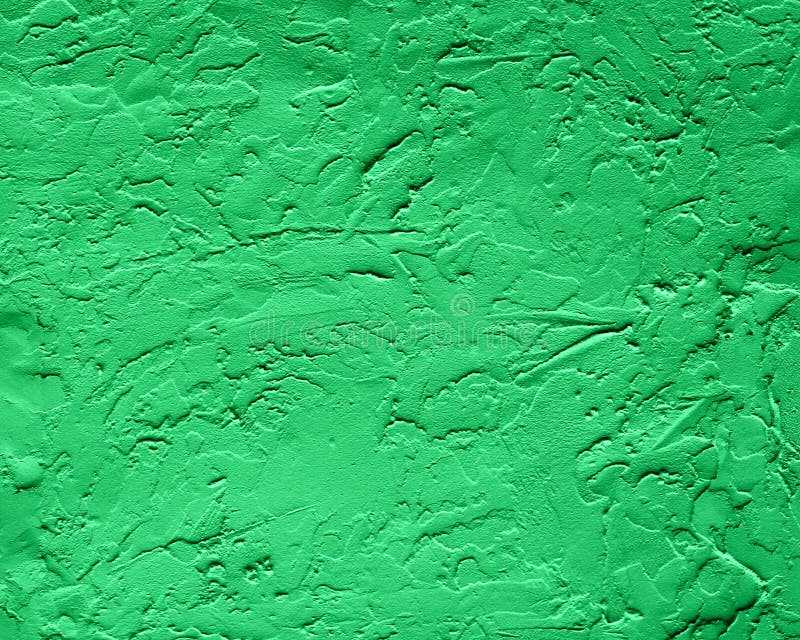 The Light Green Wall Texture Covered with Decorative Plaster ...