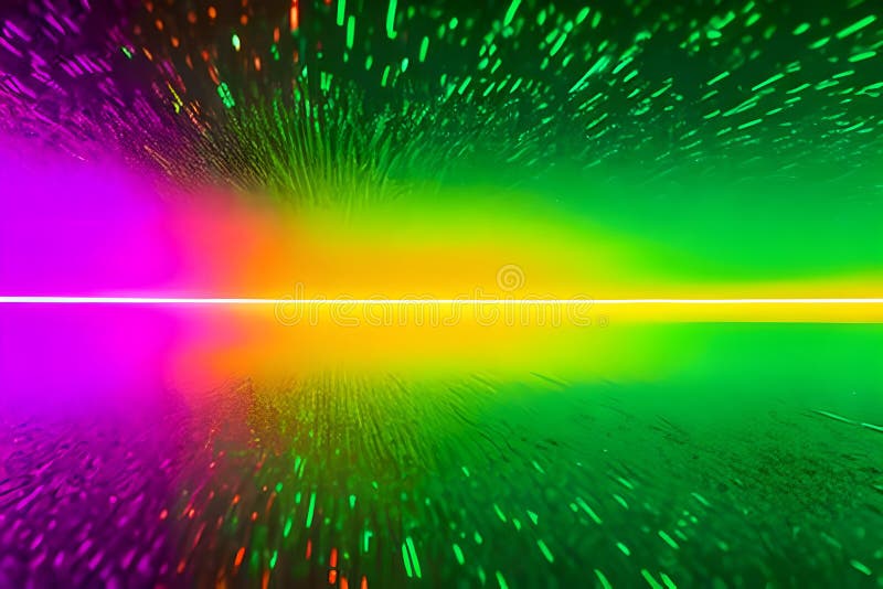 Light Green, Yellow Vector Pattern with Narrow Lines. Shining Colored ...