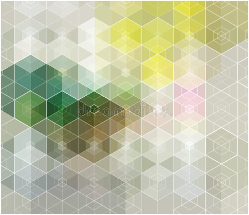 Light Green, Yellow Vector Polygonal Background. Elegant Bright ...