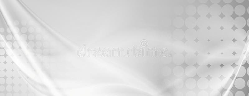 Light Grey Abstract Wavy Grunge Banner Stock Vector - Illustration of ...