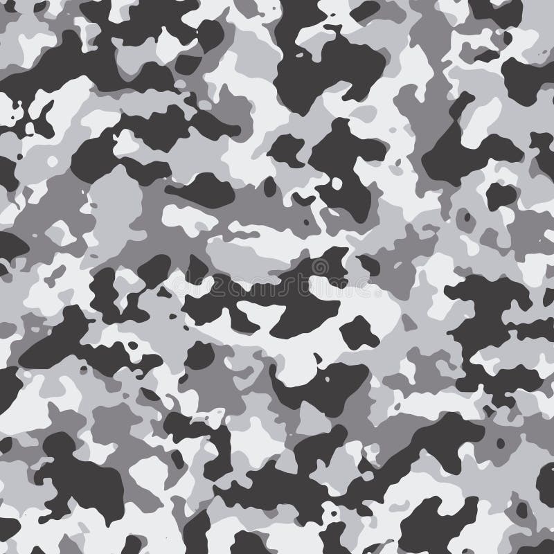 Light Grey or Black White Camouflage. Military Camouflage Stock ...