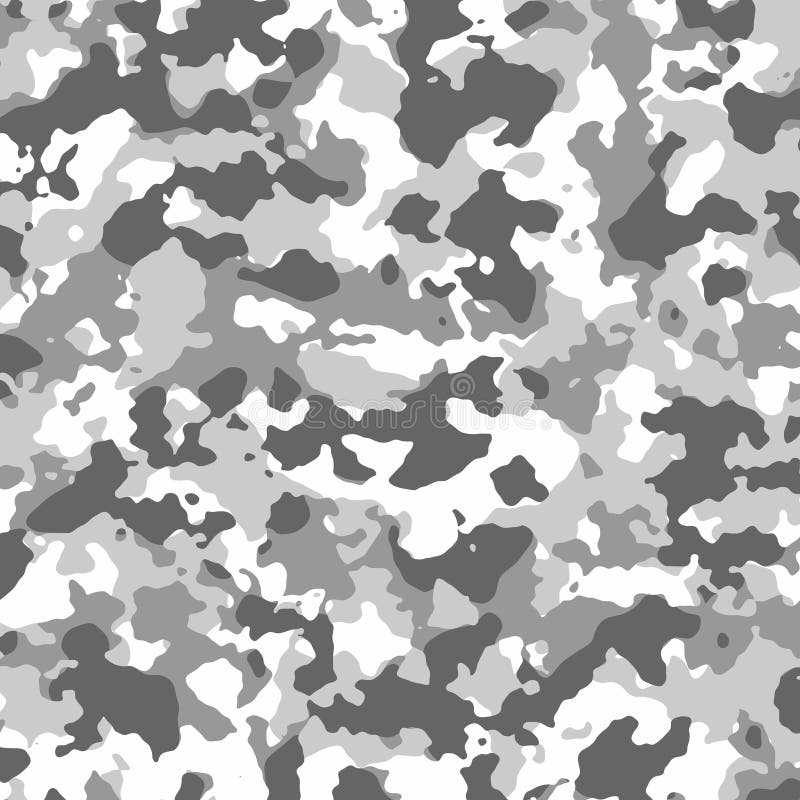 Light Grey or Black White Camouflage. Military Camouflage Stock ...