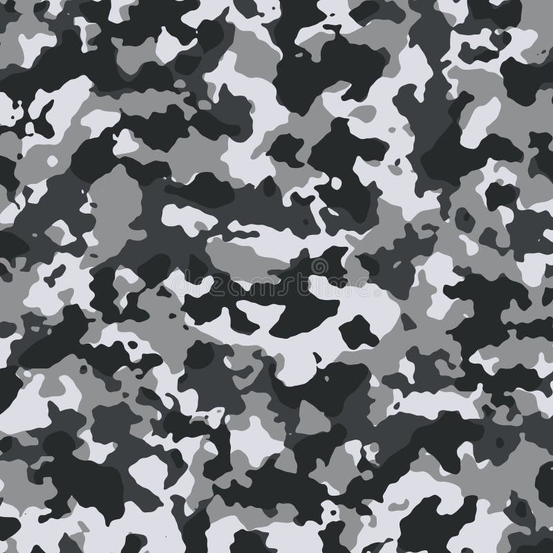 Light Grey or Black White Camouflage. Military Camouflage Stock ...